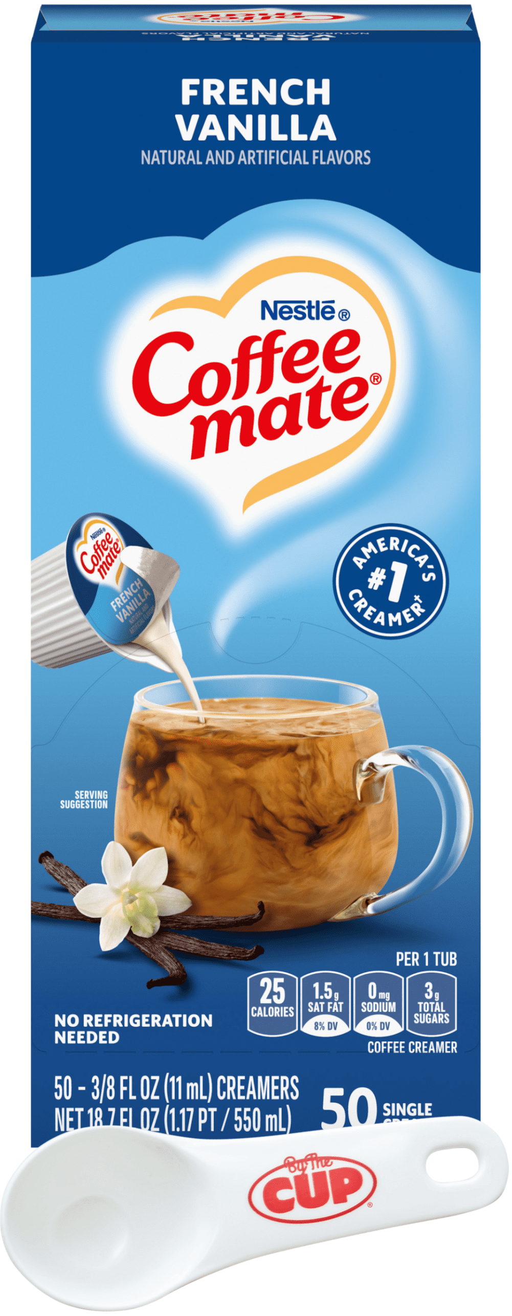 By The Cup Nestle Coffee Mate Liquid Coffee Creamer Singles French ...