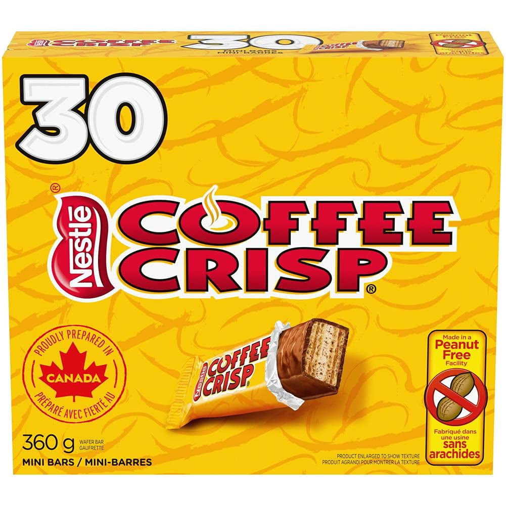 Nestle Halloween Coffin Crisp Coffee Crisp 30x12g Snack Size Bars - {Imported From Canada ...