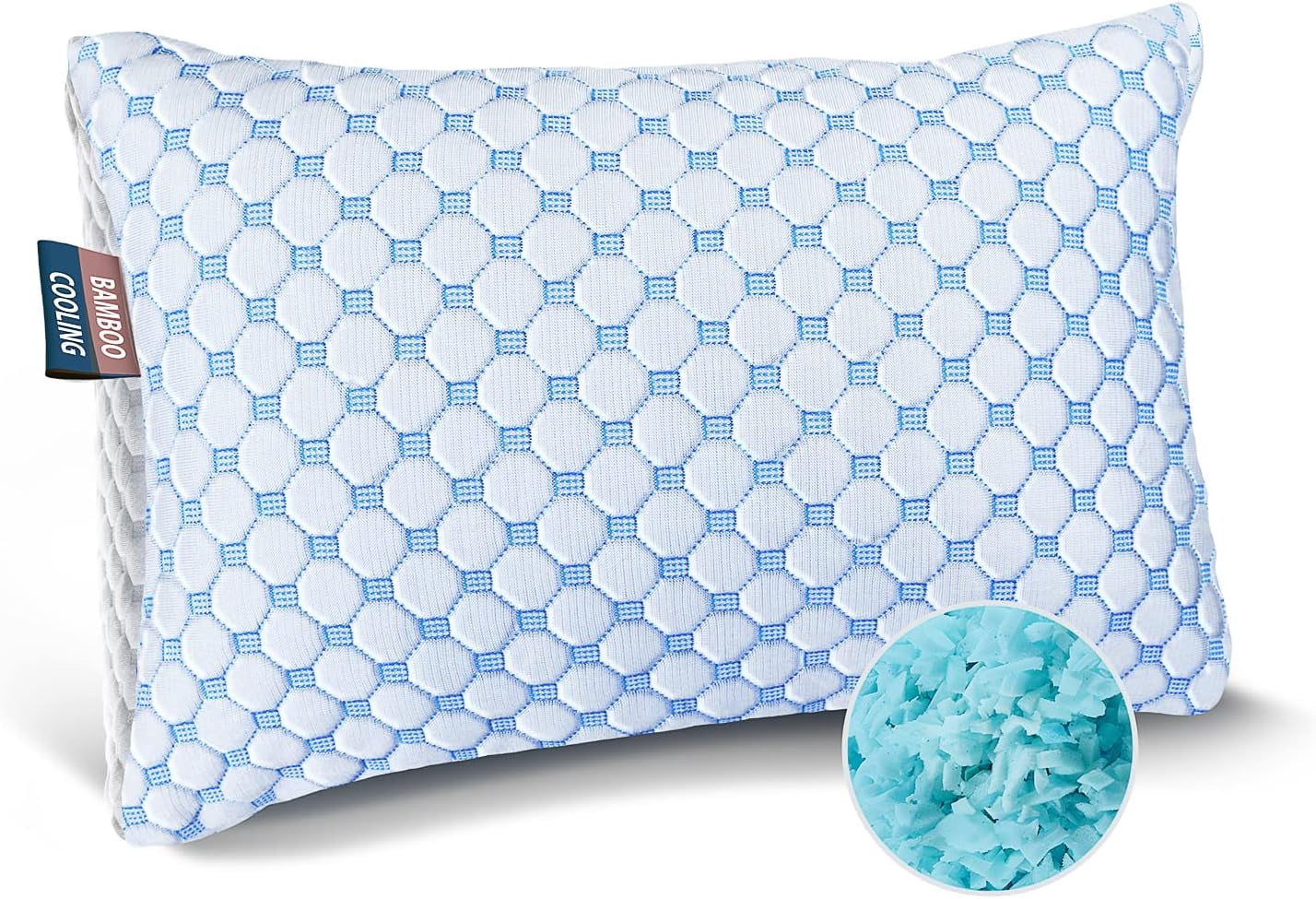 Nestle Cooling Toddler Pillow - Memory Foam Pillow with Gel Infused ...