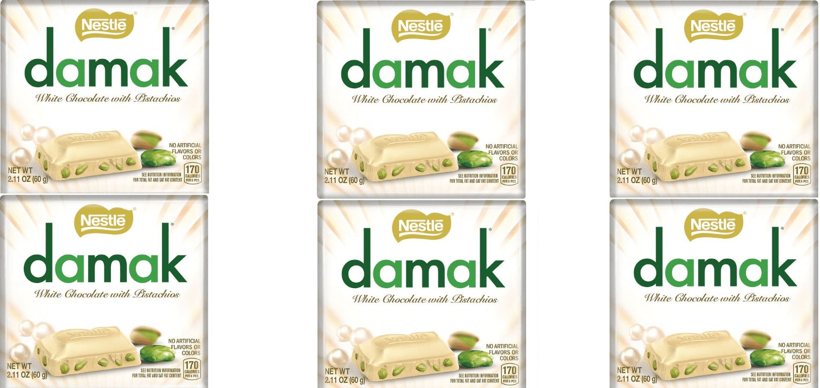 Nestle Damak White Chocolate & Pistachio 6*60gr Pack Of 6 - Walmart.com