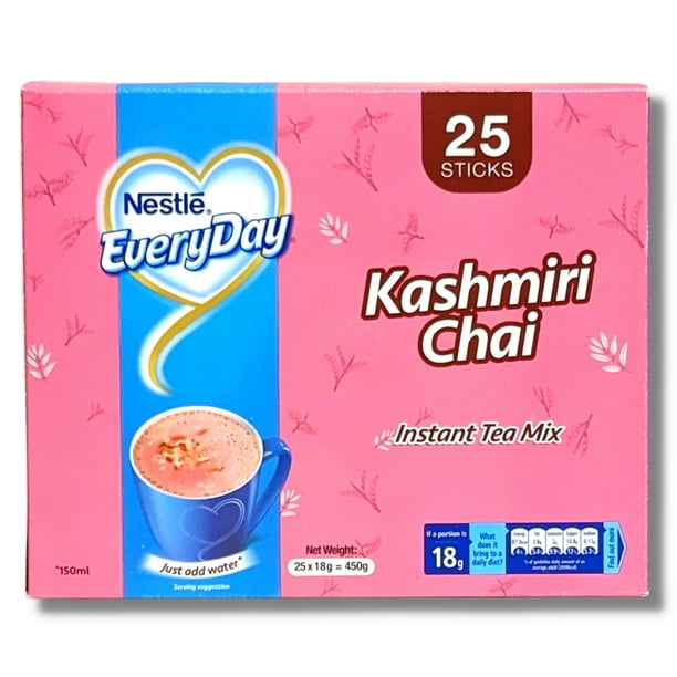 Nestle Everyday Instant Tea Mix Pink Kashmiri Chai Just Add Hot Water ...