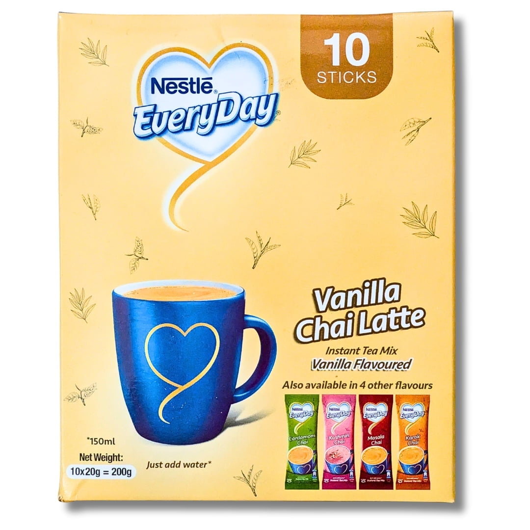 Nestle Everyday Vanilla Chai Latte 10 Sticks Pack - Walmart.com