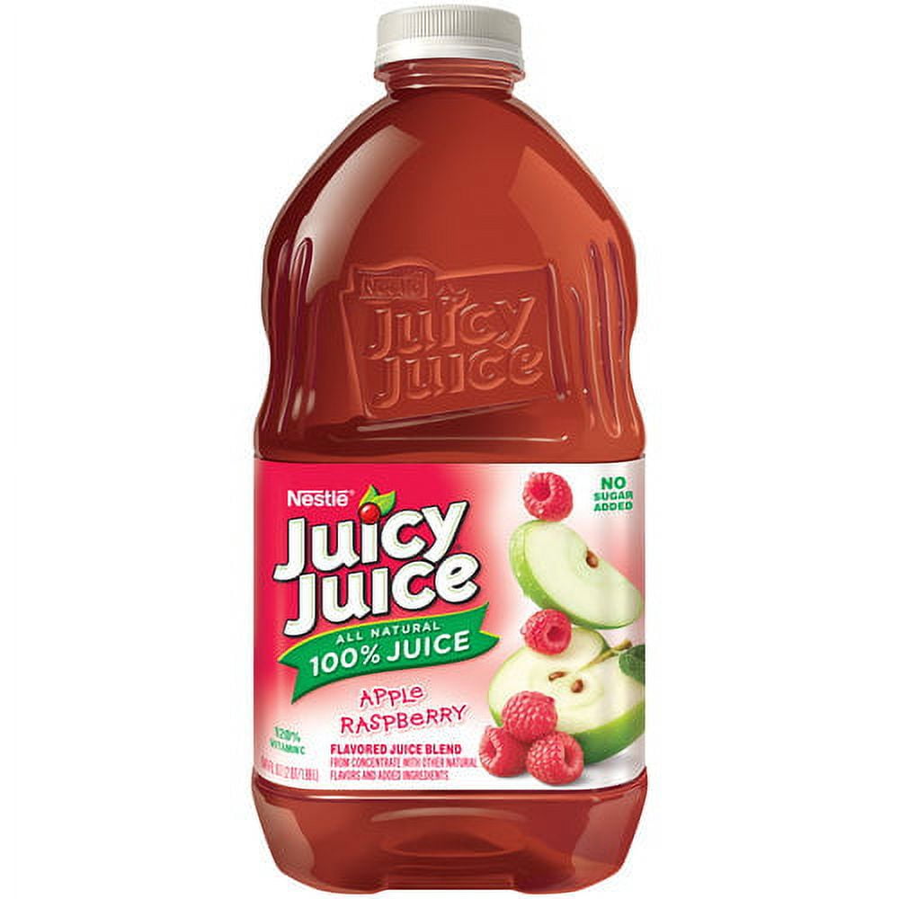 Nestle Juicy Juice 100% Apple Raspberry Juice 64 fl oz - Walmart.com