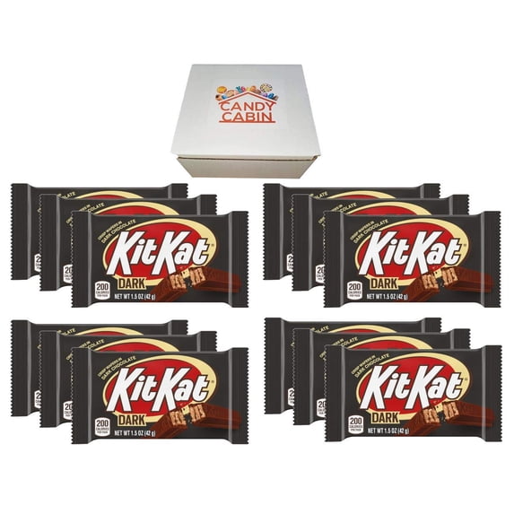 Nestle Kit Kat Chocolate Candy Bars Box, 1.5 Oz Bars Pack of 12 by ...
