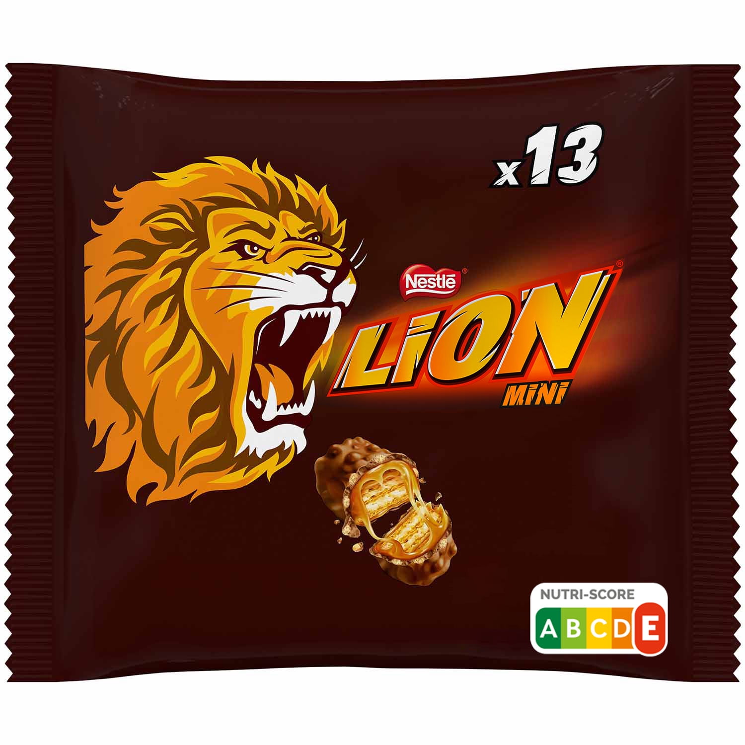 Nestle LION Mini chocolate & caramel bars -13 bars- 1 BAG. - Walmart.com