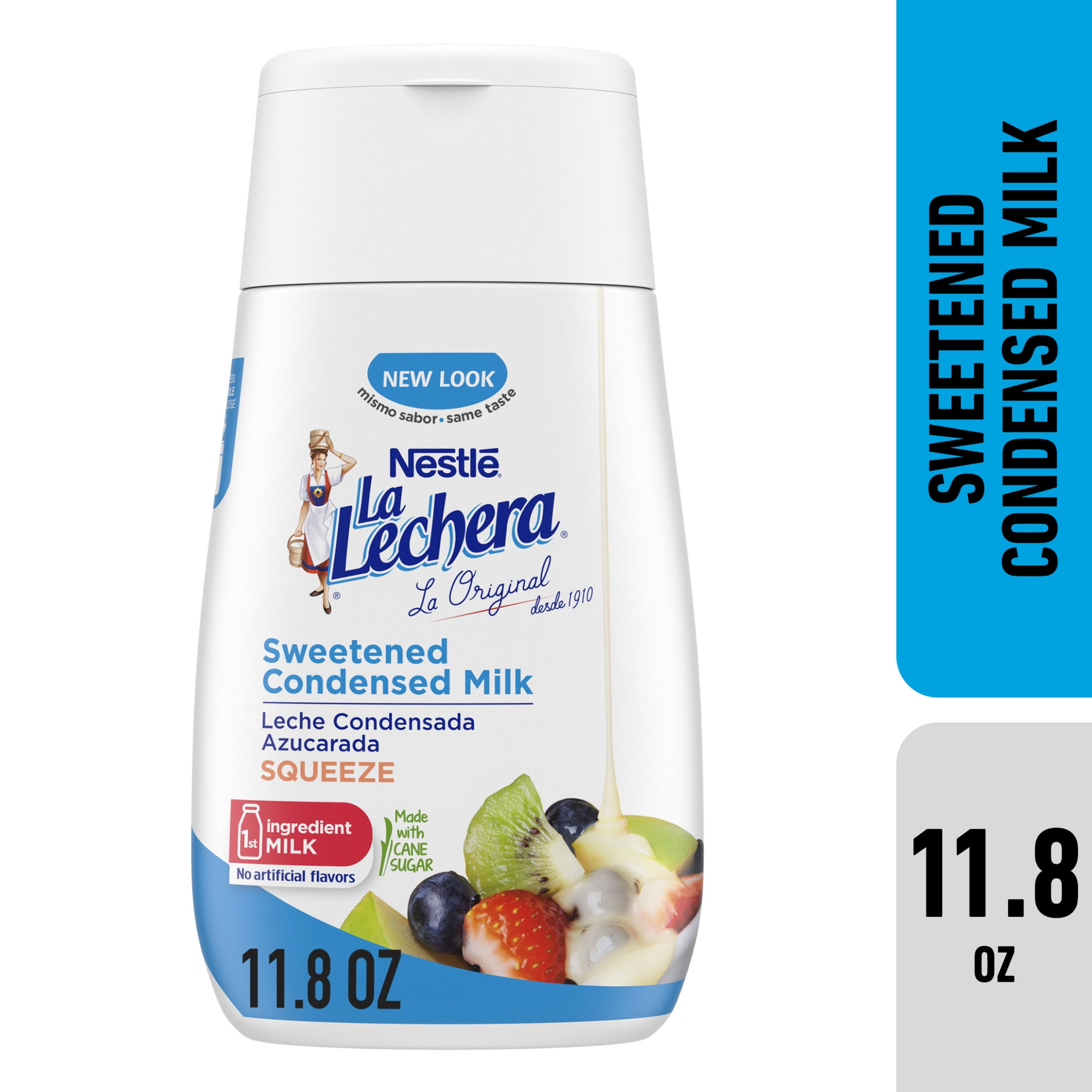 La Lechera Sweetened Condensed Milk, 11.8 oz Can, Rich Creamy Milk for ...
