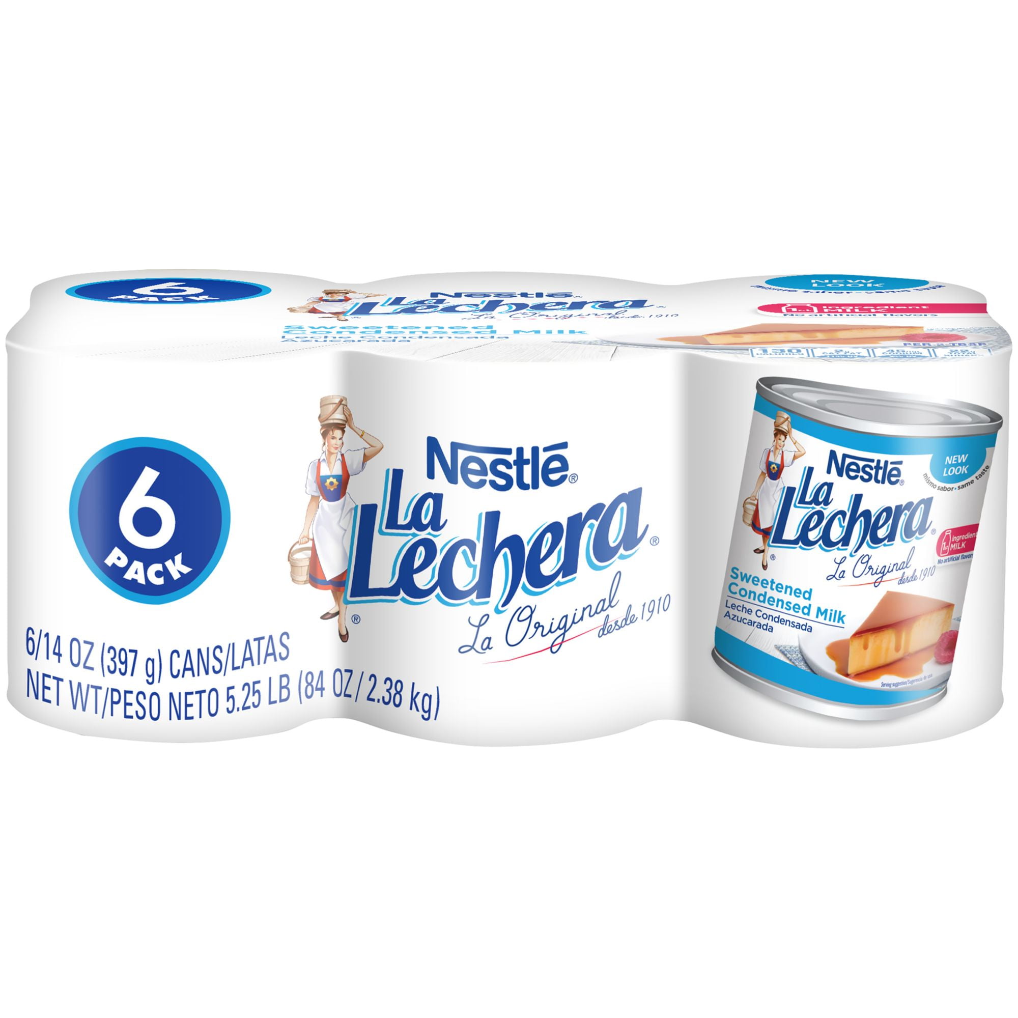 Nestle La Lechera Sweetened Condensed Milk, 6 pk./14 fl. oz. - Walmart.com