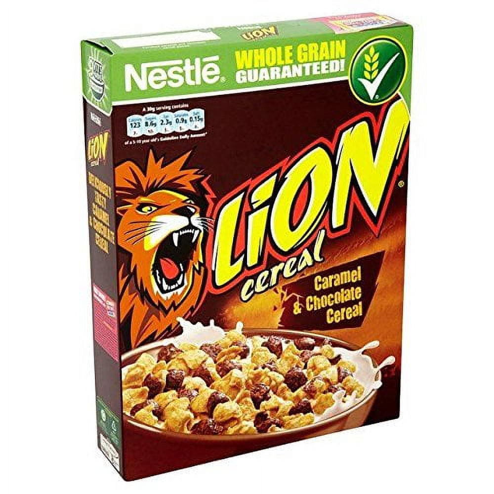Nestle- Lion Cereal, Caramel & Chocolate, 16.00 oz, box - Walmart.com