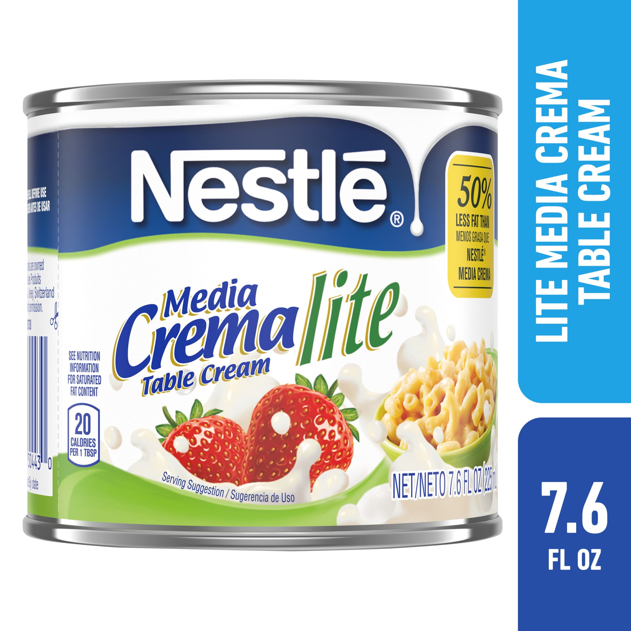 (3 pack) Nestle Media Crema Lite Cream - Walmart.com