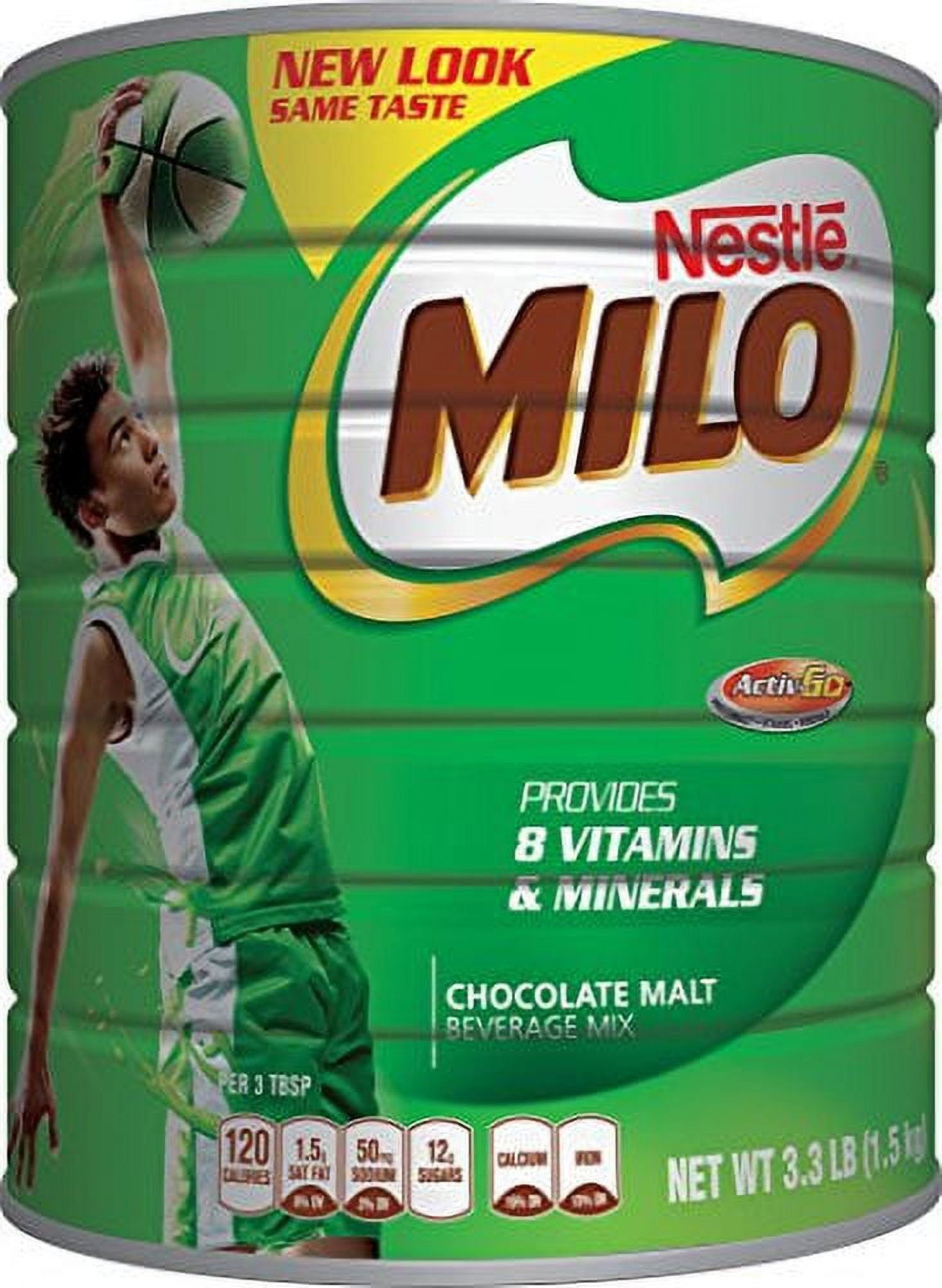 Nestle Milo Chocolate Malt Drink Mix, Powdered Energy Beverage, Jumbo ...