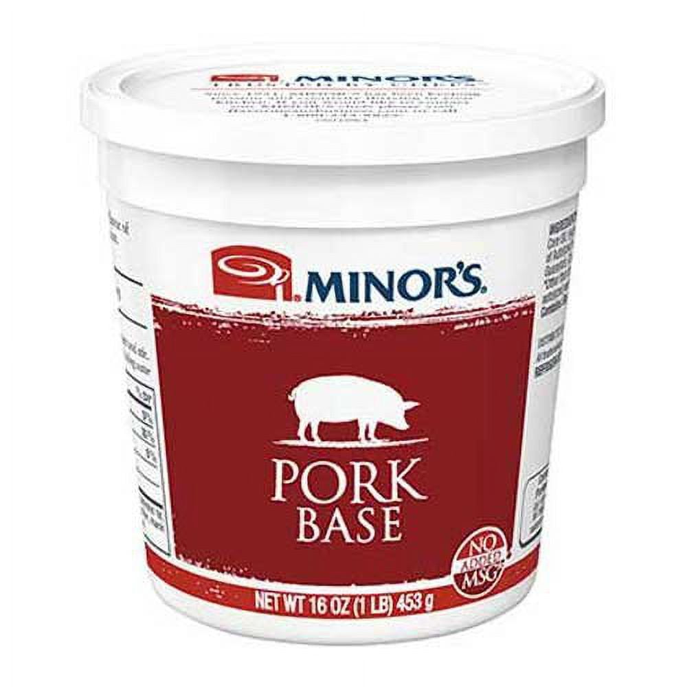Minor's, Pork Base, 1 Pound, No Added MSG, USDA-Inspected, 6 per case ...