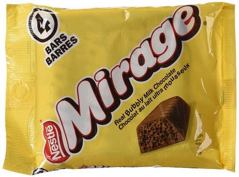 Nestle Mirage Bubbly Milk Chocolate Bars, 41g Each, 4 Pack, Imported ...