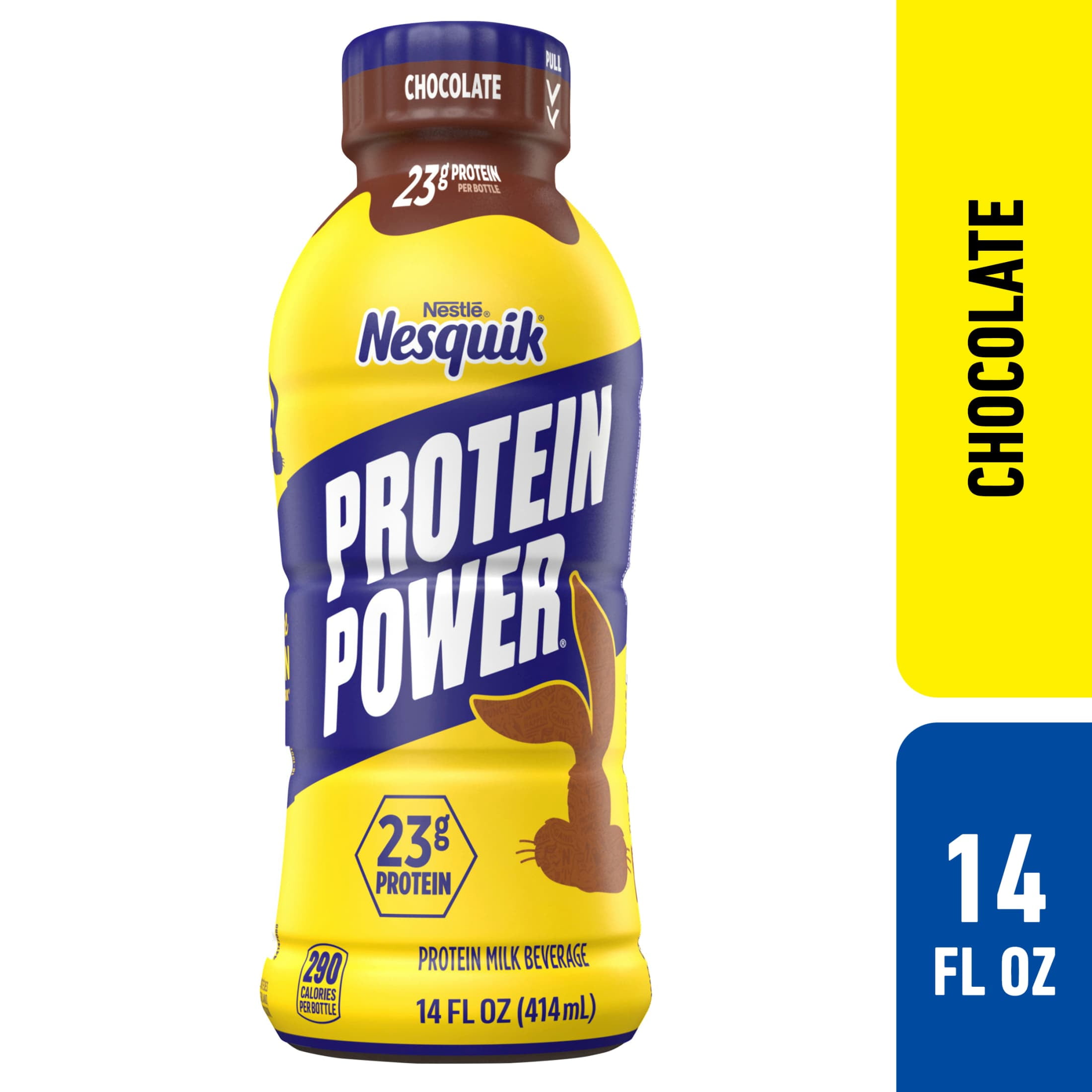 Nestle Nesquik Protein Power Chocolate Protein Milk Drink, Ready to ...