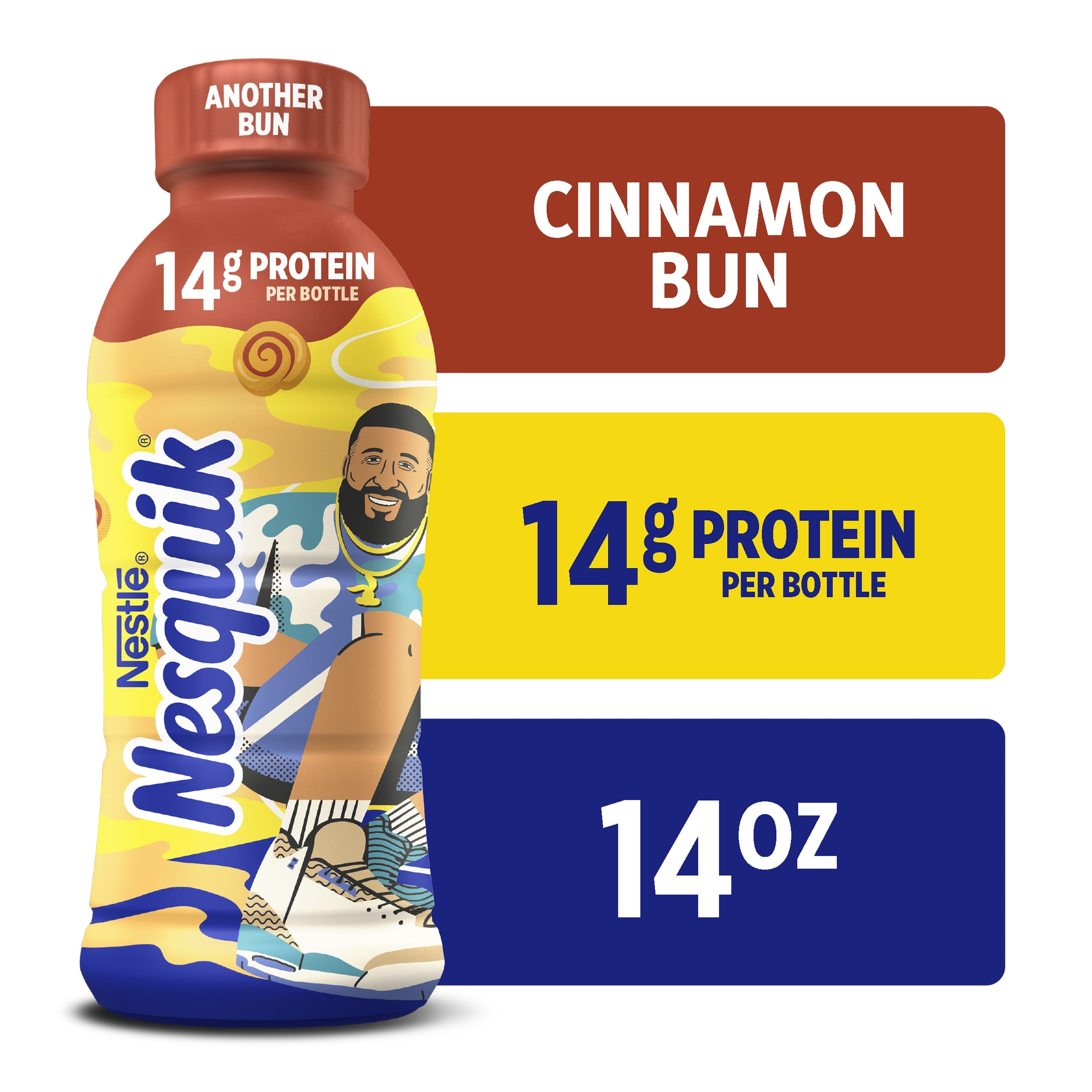 Nestle Nesquik Ready-to-Drink Milk, DJ Khaled, Another Bun, Cinnamon ...