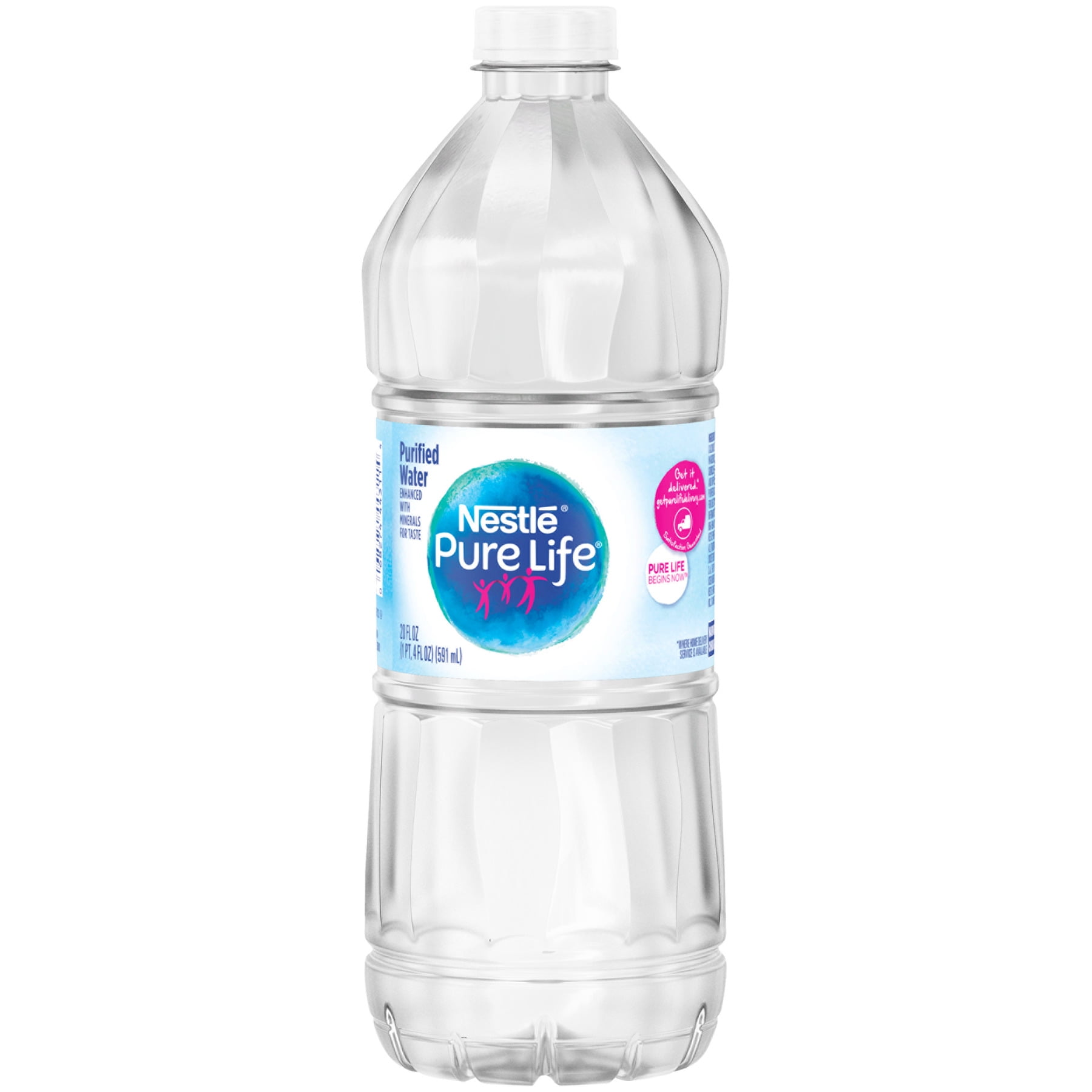 Nestle Pure Life Purified Water, 20 Fl. Oz. - Walmart.com