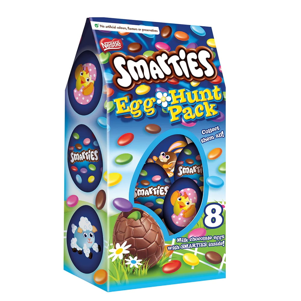 Nestle Smarties Egg Hunt Pack Milk Chocolate 140g - Walmart.com