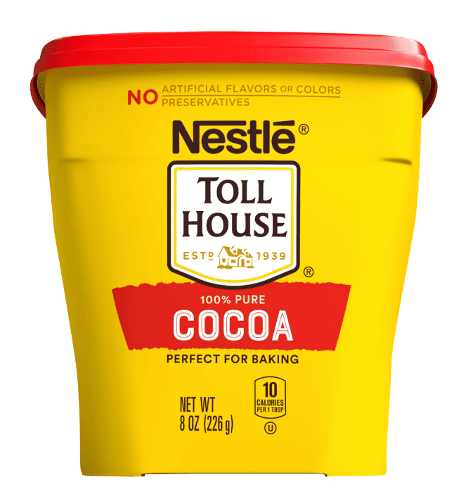 Nestle Toll House 100% Pure Cocoa, Deep Chocolate Flavor Poweder, 8 oz ...
