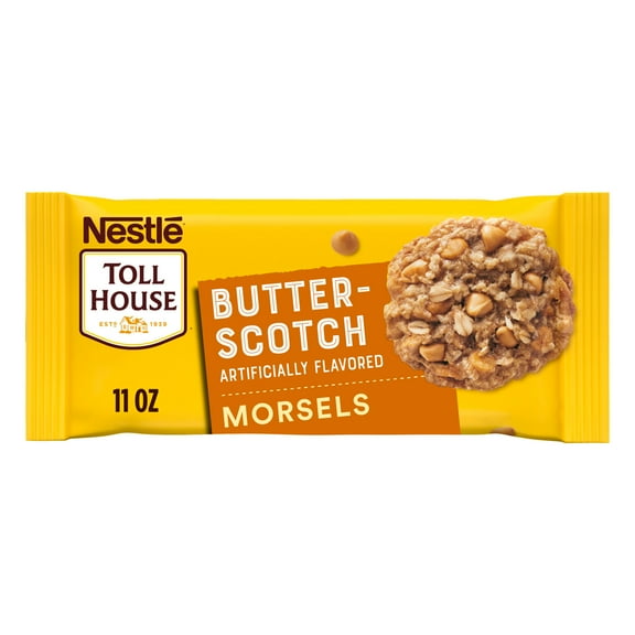 Nestle Toll House Butterscotch Baking Chips, Morsels, 11 oz Bag