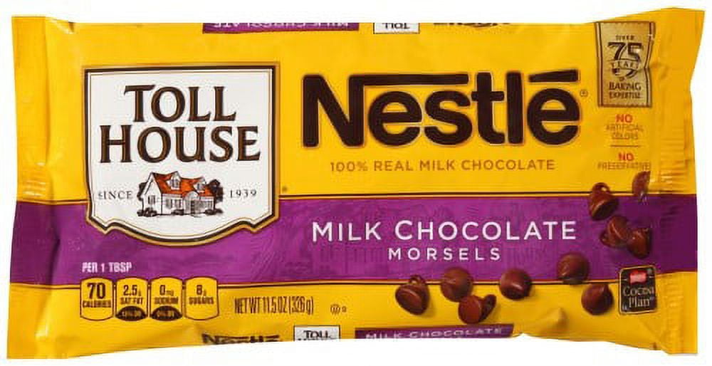 Nestle Toll House Milk Chocolate Morsels 11.5 oz (Pack of 12) - Walmart.com
