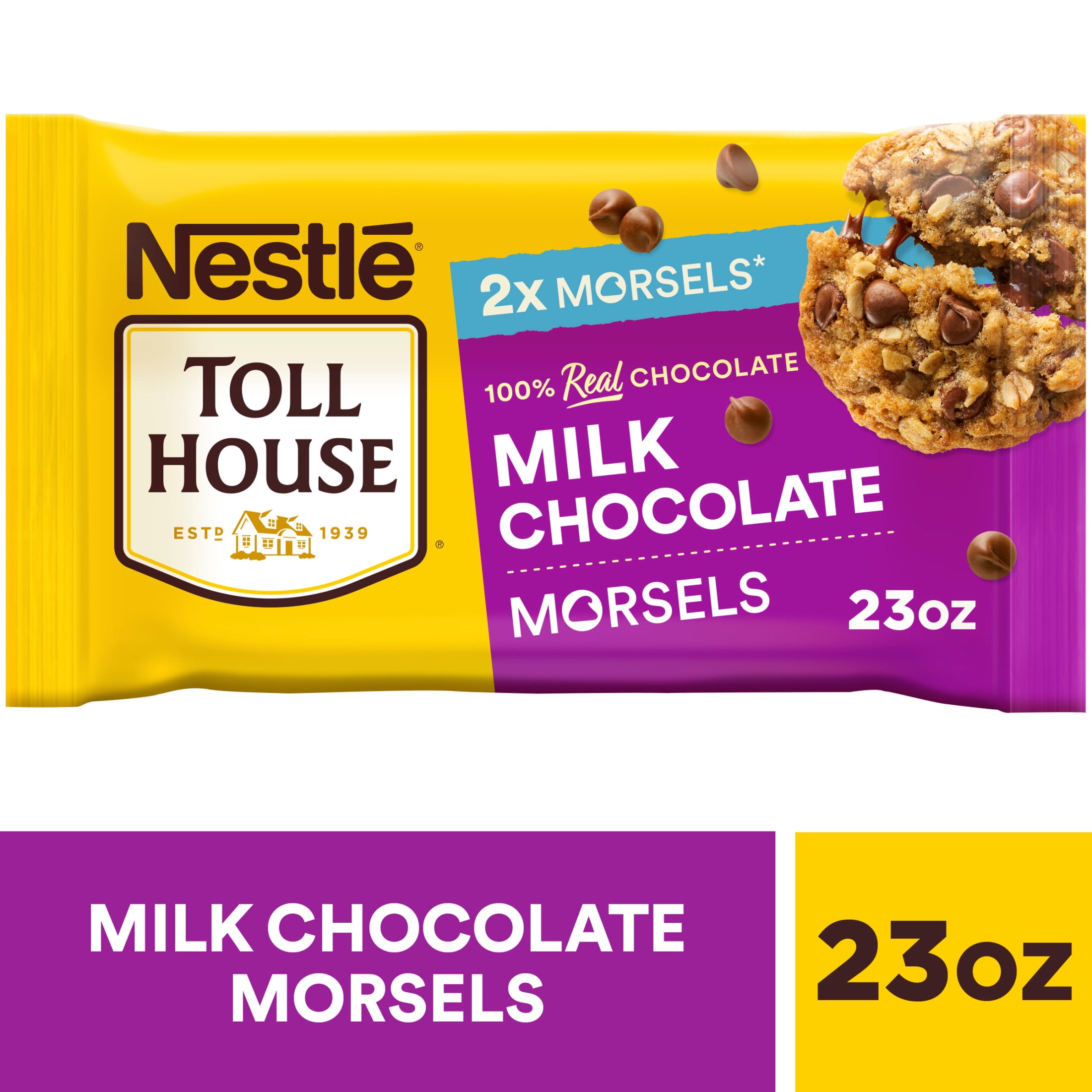 Nestle Toll House Dairy Milk Chocolate Baking Chips, Sugar Sweetened ...