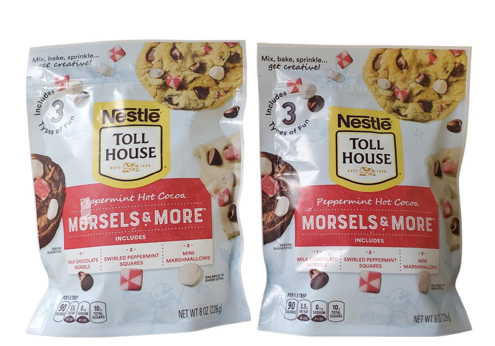 Nestle Toll House Peppermint Hot Cocoa Marshmallow Morsels Holiday ...