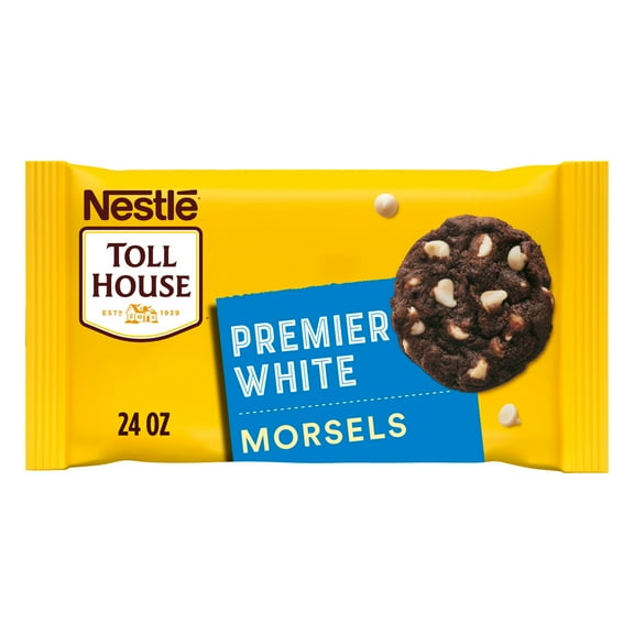Nestle Toll House Premier White Regular Baking Chips, Morsels 24 oz Bag