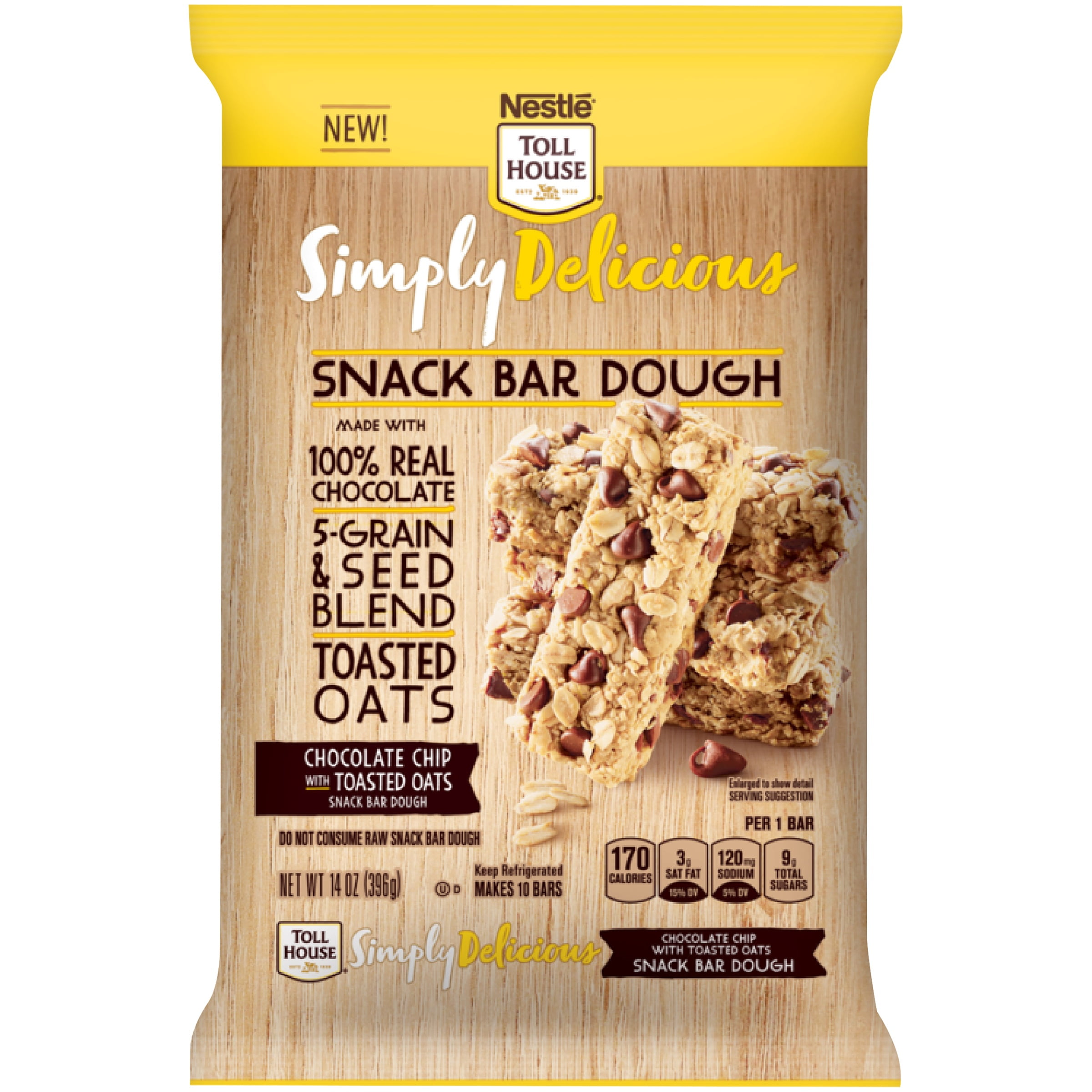 Nestle Toll House Simply Delicious Chocolate Chip with Toasted Oats ...
