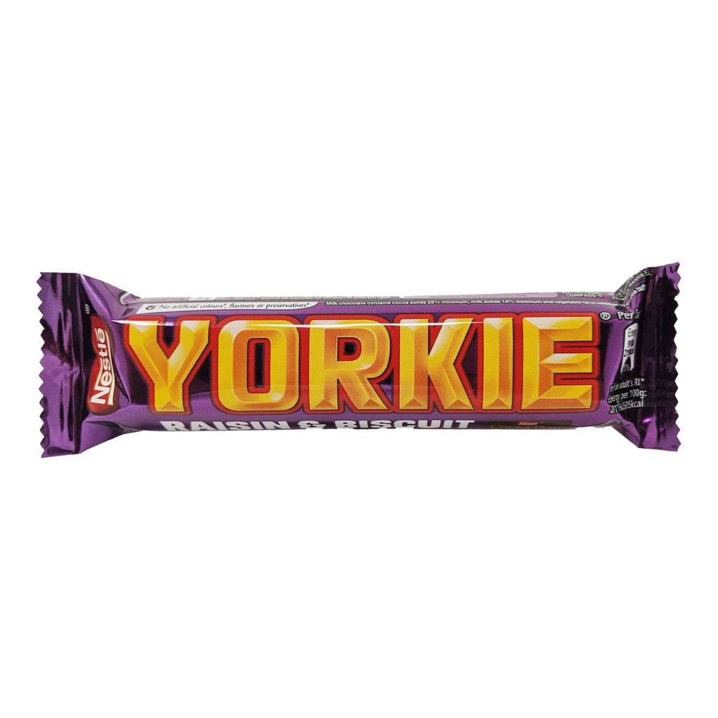 Nestle Yorkie Raisin & Biscuit Chocolate Bar 44g (Pack of 7) - Walmart.com