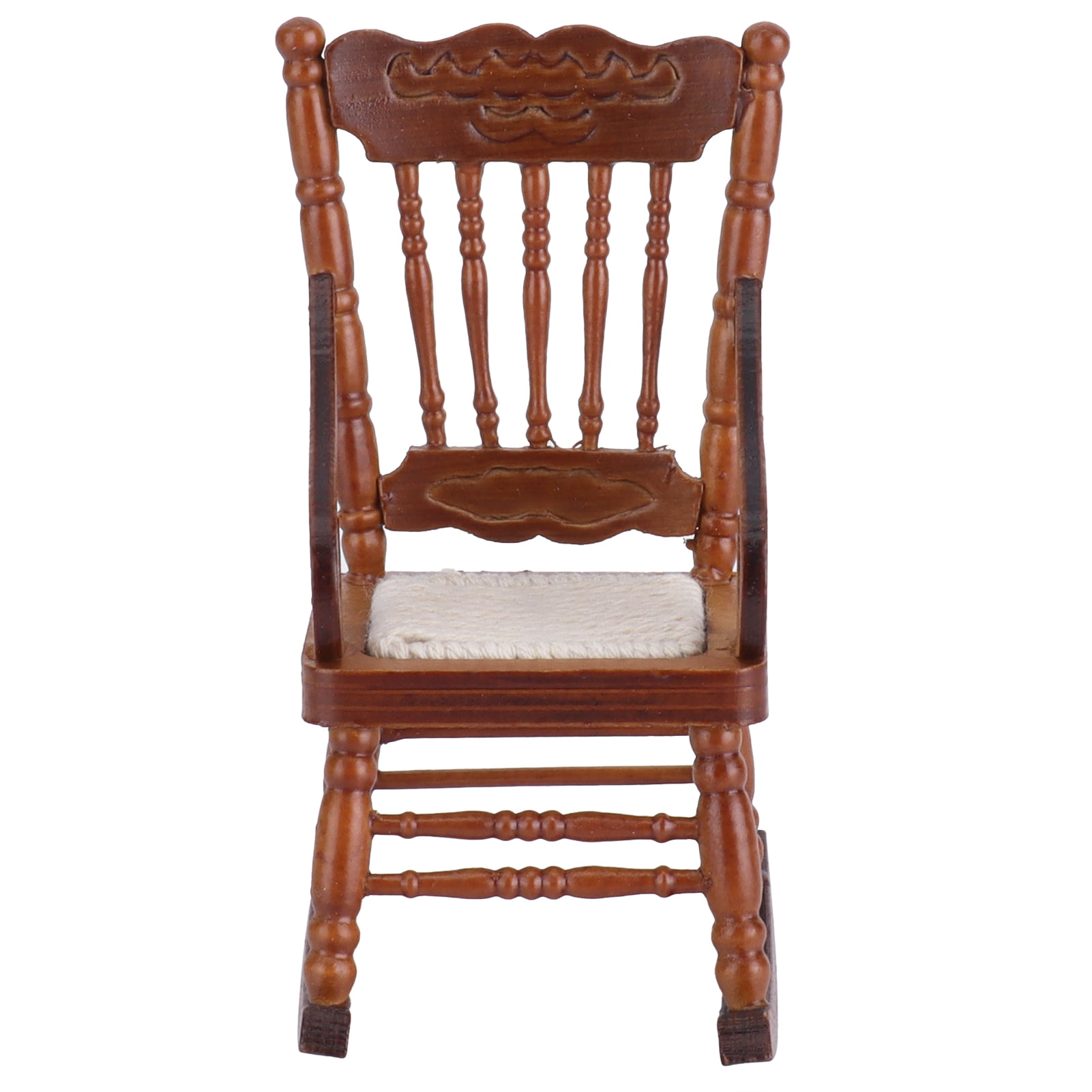 NestledNature Dollhouse Rocking Chair,Dollhouse Accessories,1:12 ...