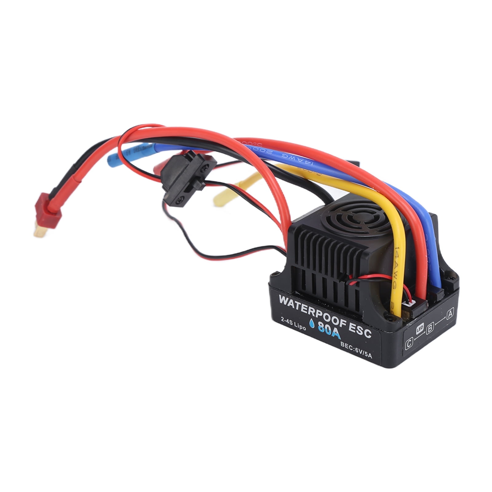 NestledNature Electronic Speed Controller 80A ESC Waterproof Brushless ...