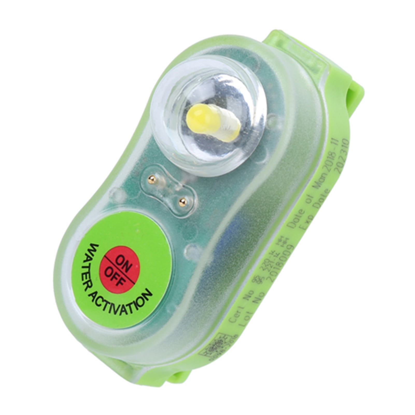 NestledNature Seawater Self Lighting Light,Lithium Life Vest Light,Life Jacket Light Lamp LED ...