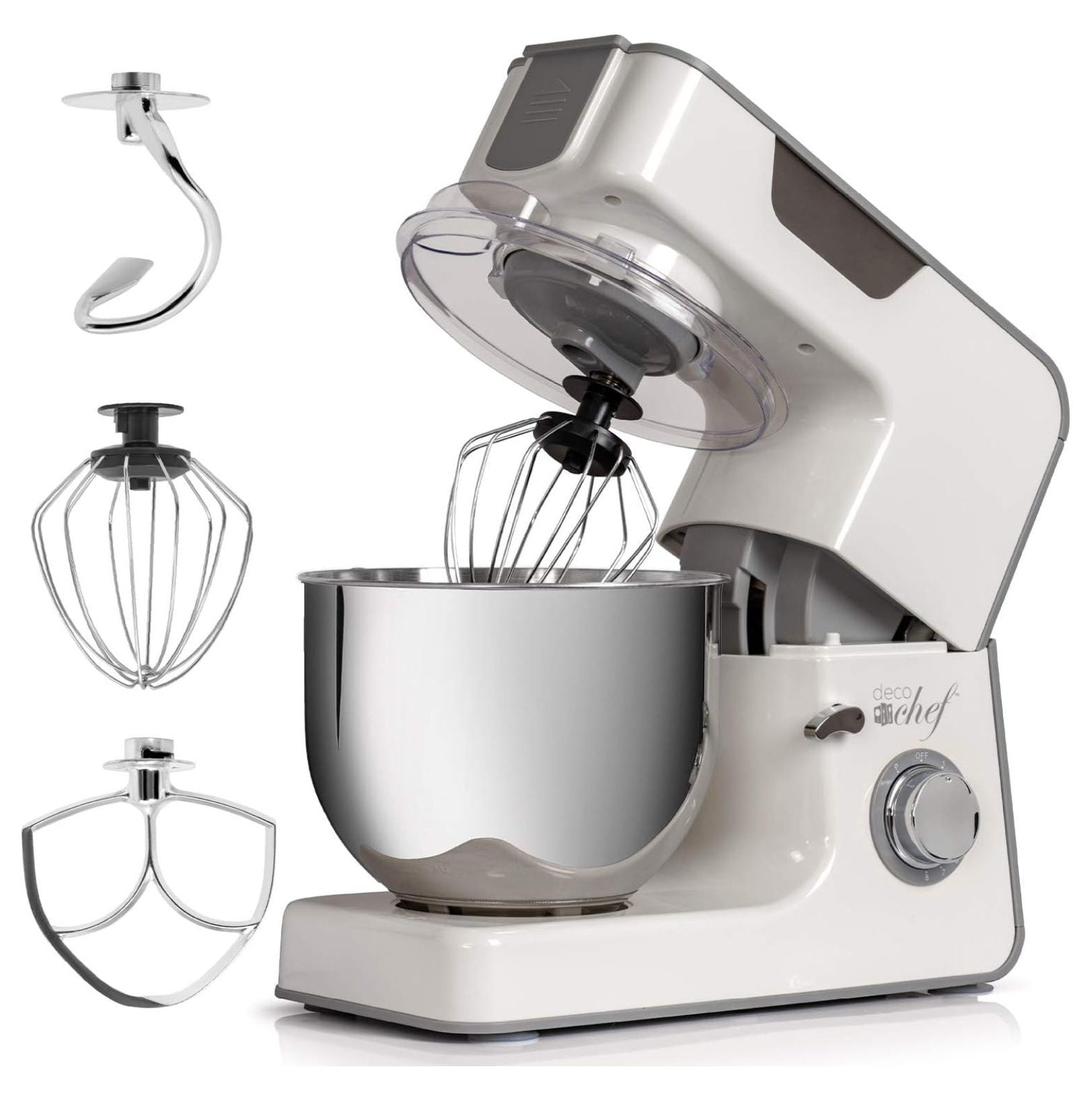Nestora 5.5 QT Kitchen Stand Mixer, 550W 8-Speed Motor with Pulse ...