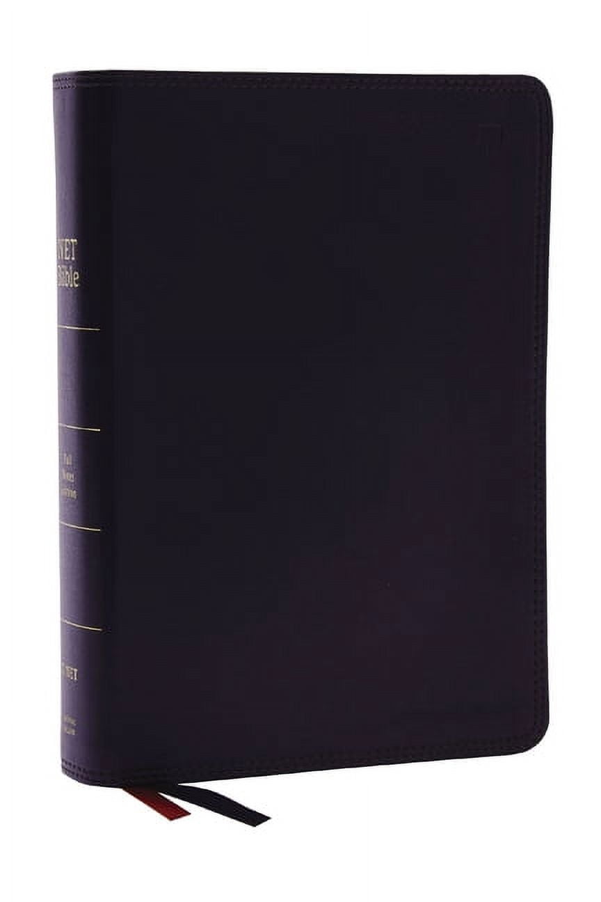 Net Bible, Full-Notes Edition, Leathersoft, Black, Comfort Print: Holy ...