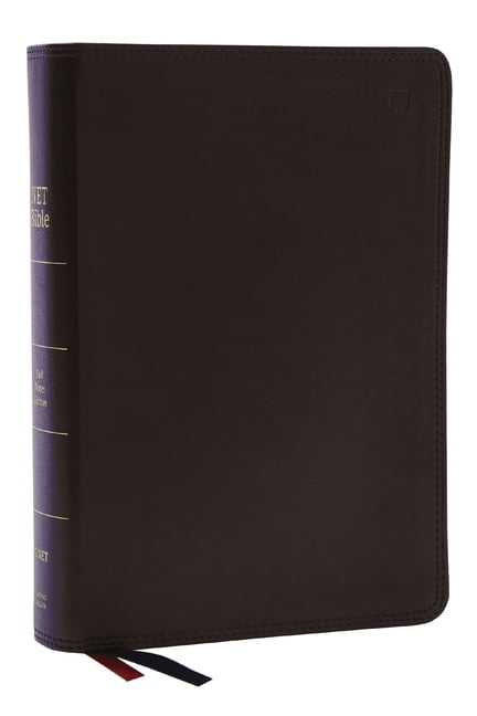 Net Bible, Full Notes Edition (Net Black Leathersoft, Comfort Print ...