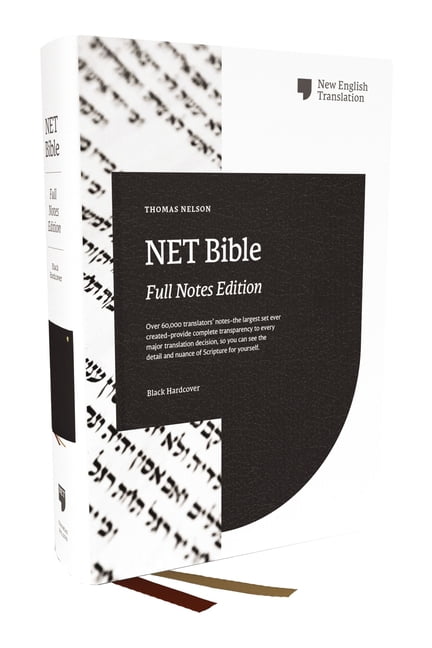 Net Bible, Full Notes Edition (Net, Hardcover, Comfort Print, Thumb ...