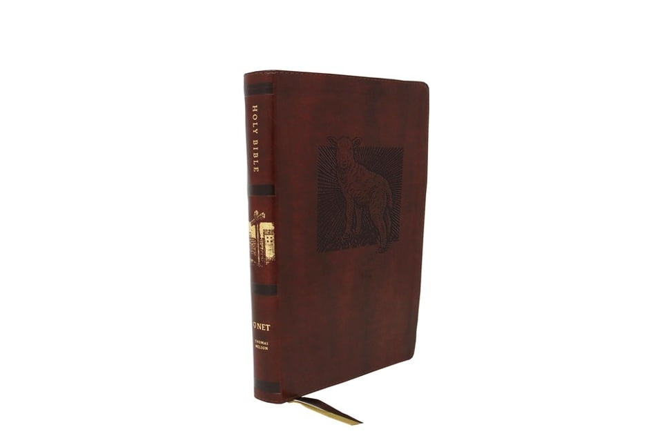 Net Bible, Thinline Art Edition, Large Print, Leathersoft, Brown ...