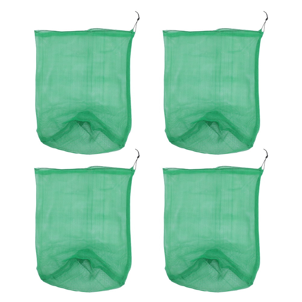 Tineasur Landing Net Bag Portable Fish Net Keeper Green 4Pcs - Walmart.com