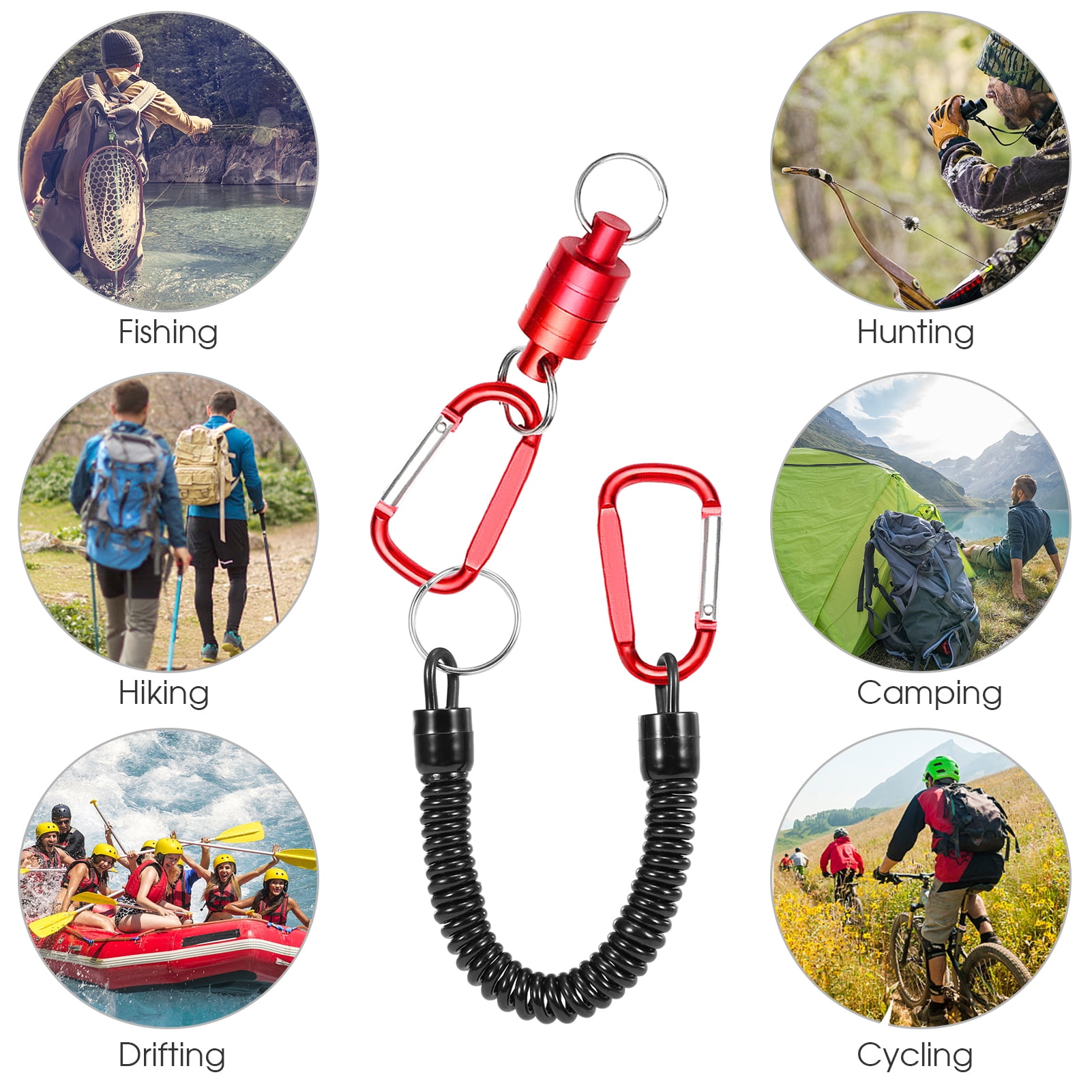 Net Fly Fishing Magnetic Net Release Holder Fishing Lanyard Magnetic ...