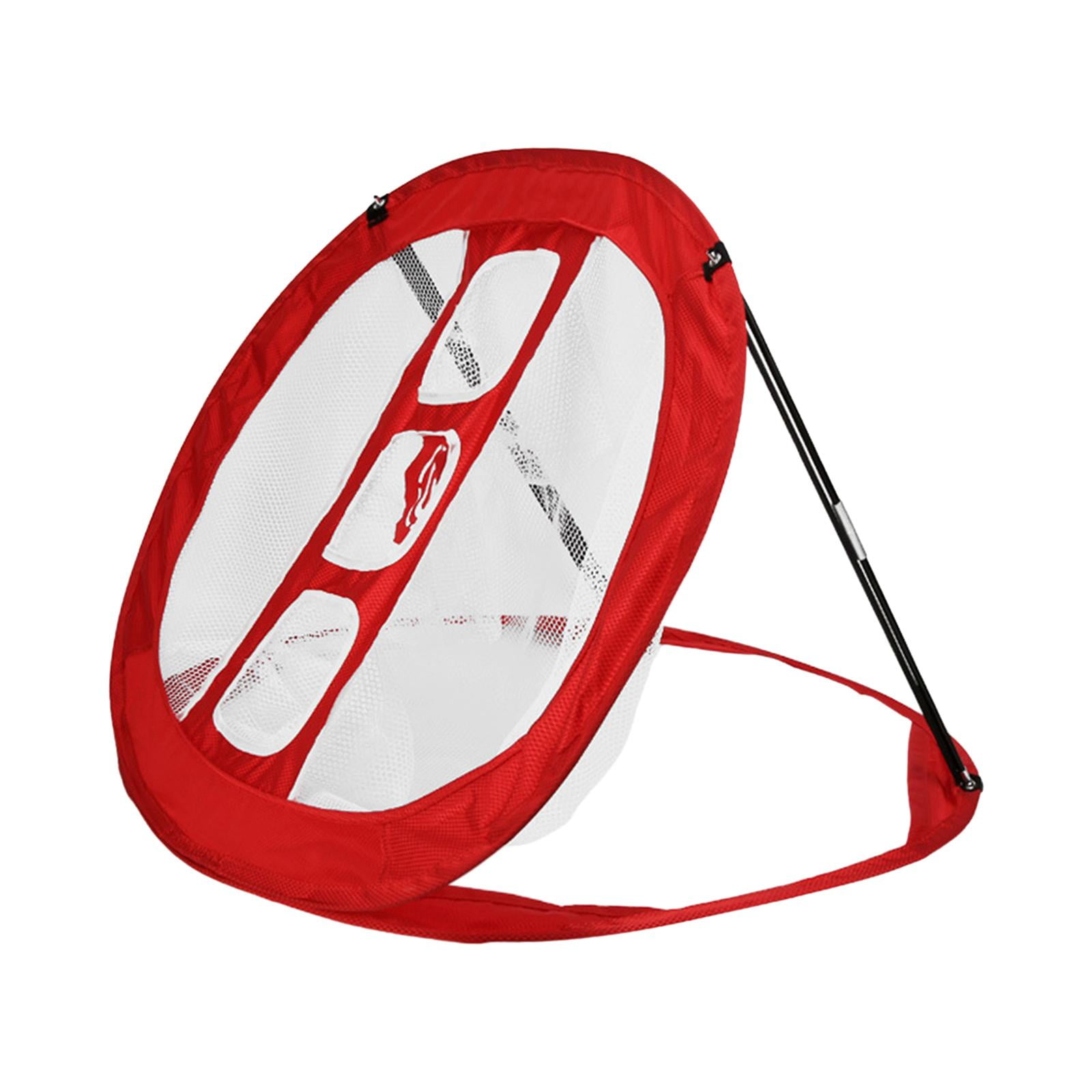 Net Folding Golf Net for Backyard Accuracy Office Indoor Outdoor Red ...