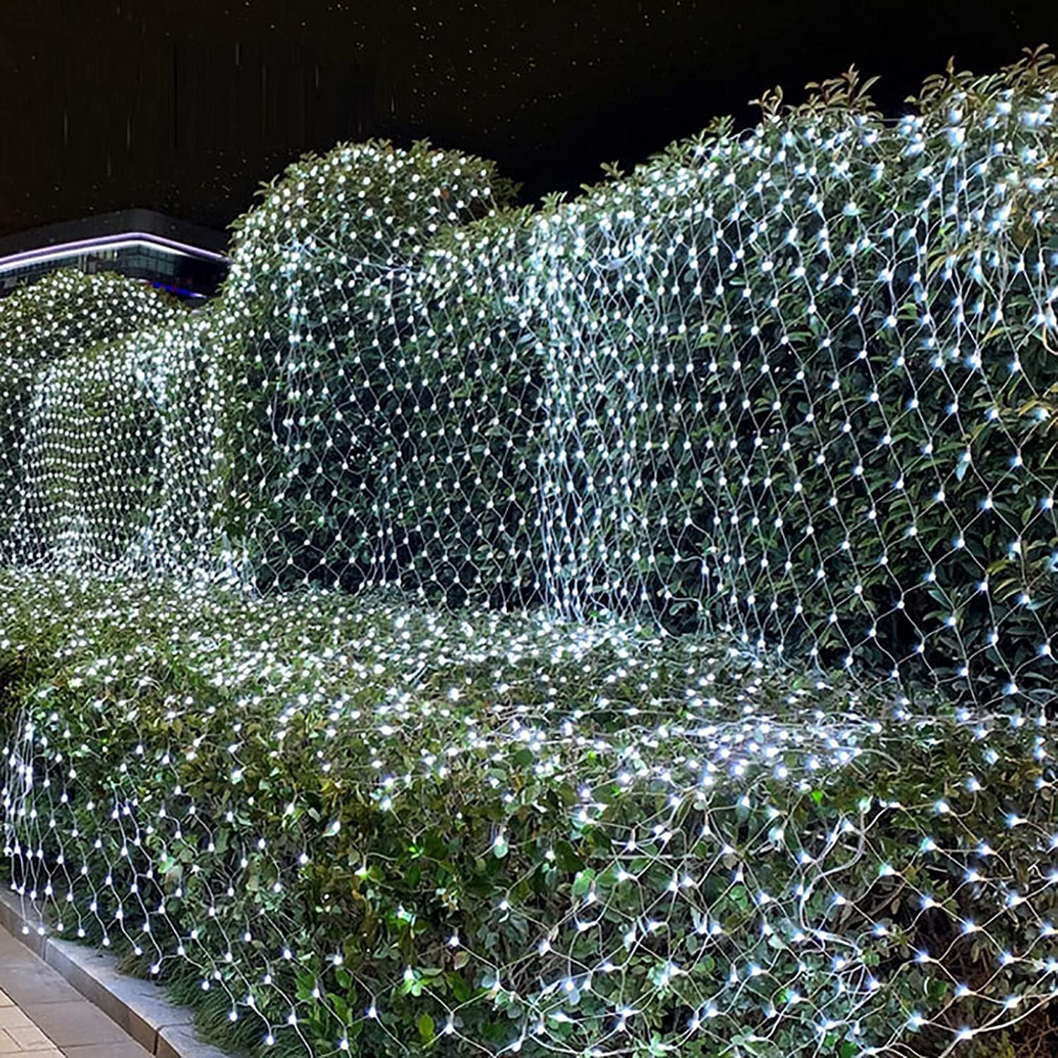 Net Mesh String Lights Waterproof, 8 Lighting Modes, for Outdoor Indoor ...