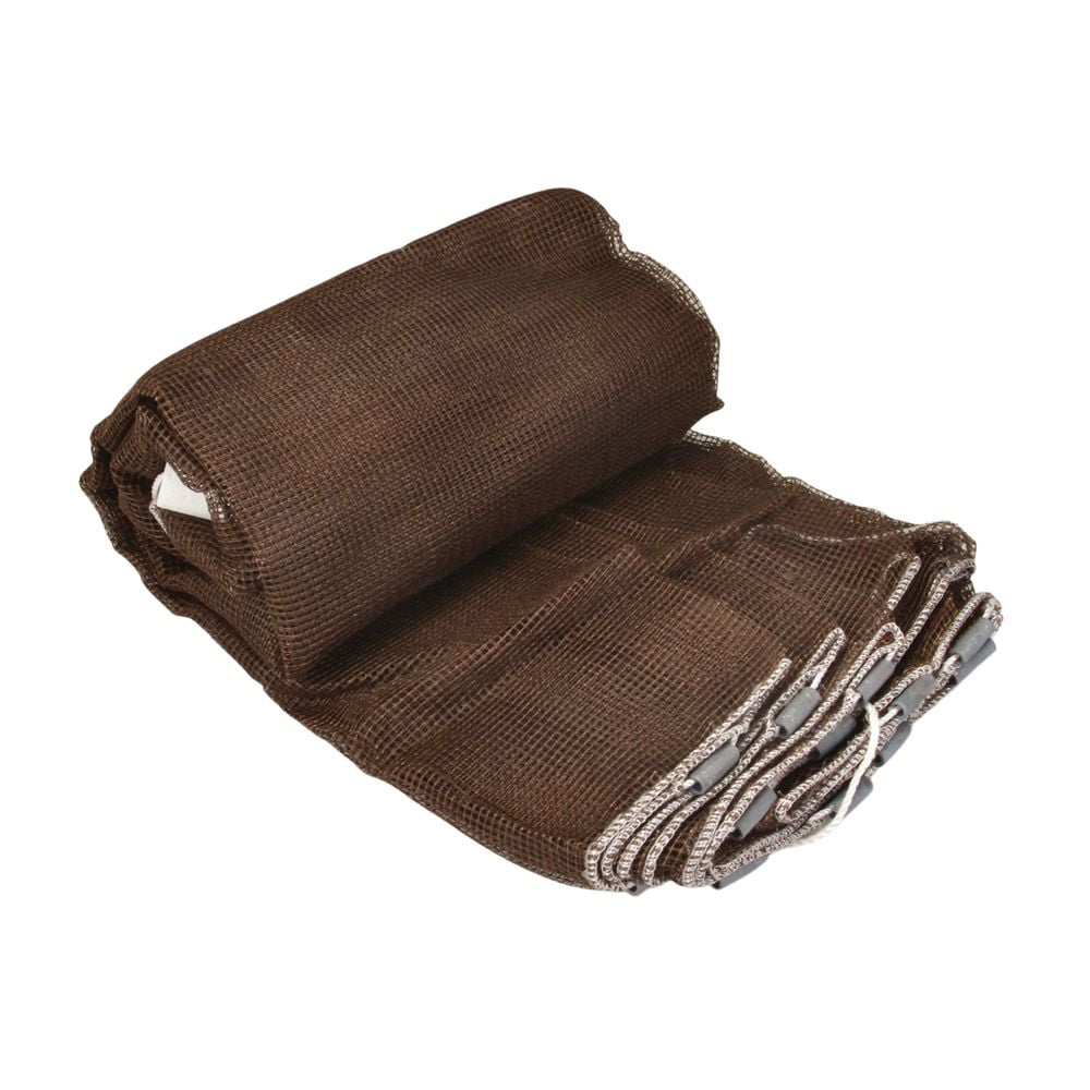 Minnow Seine Net, 4 X 20 Ft, with Brown Lock-Weave Netting and Tie ...