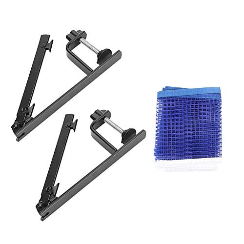 Net Net Clamp 22×14×5 Portable Table Tennis Net with Metal Clamp Posts ...