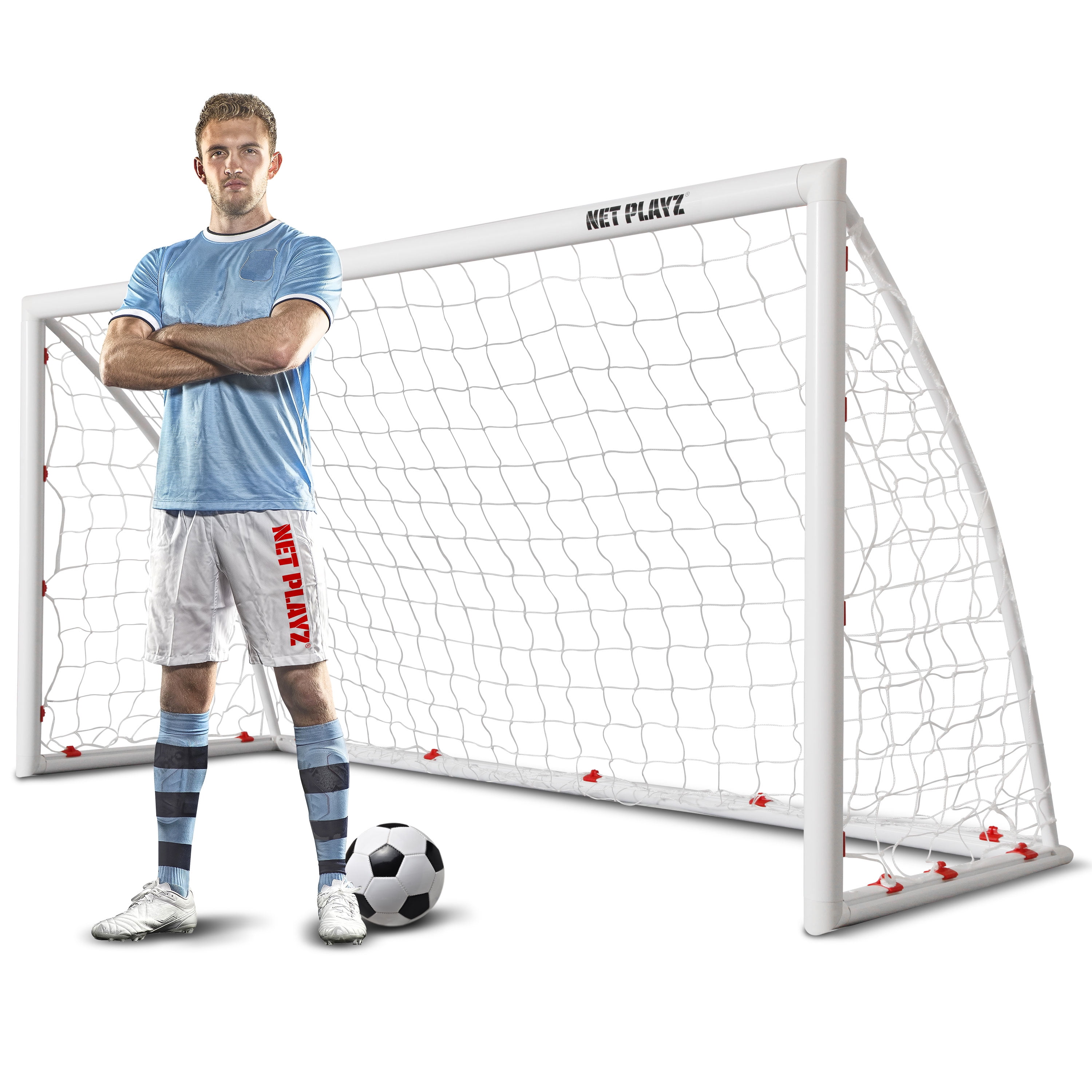 Net Playz PVC Soccer Goal, Net Playz, Backyard Soccer Net, Fast Set-up ...