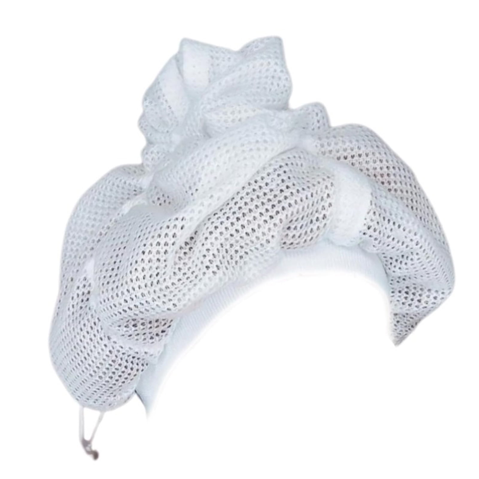 Net Plopping Cap for Drying Curly Hair with Drawstring Large Shower Cap ...