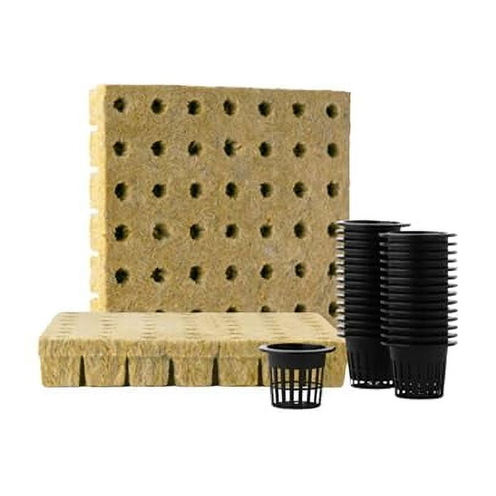 Net Pot/Rockwool Combo - Walmart.com