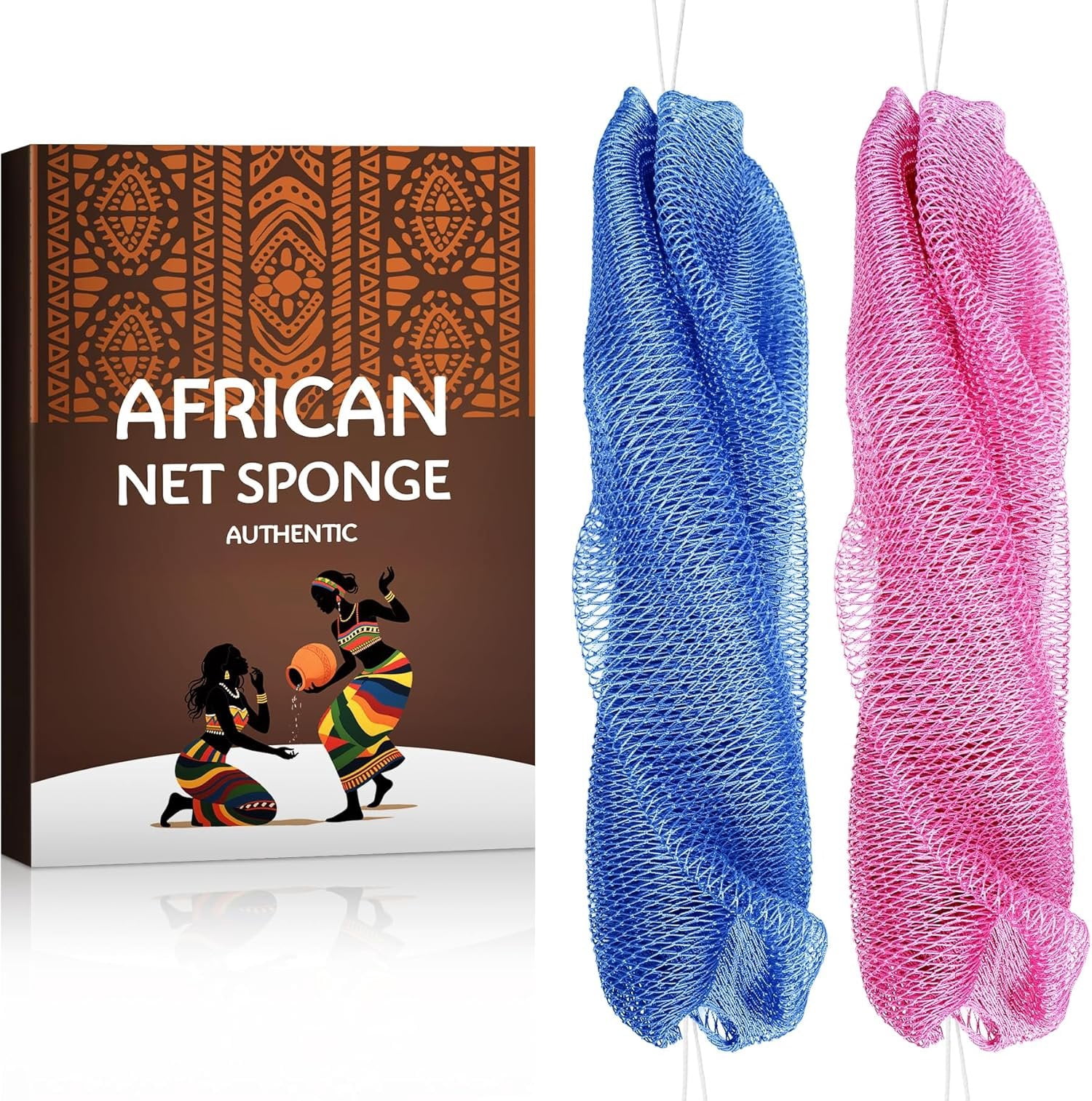 Net Sponge Authentic - Real Bath Sponge with Knots and Ropes ...