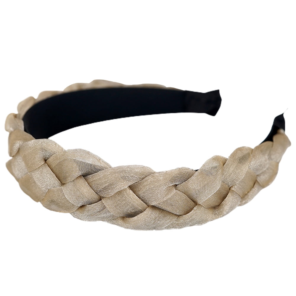 Net yarn flower twist high cranial top hair hoop Retro headdress ...