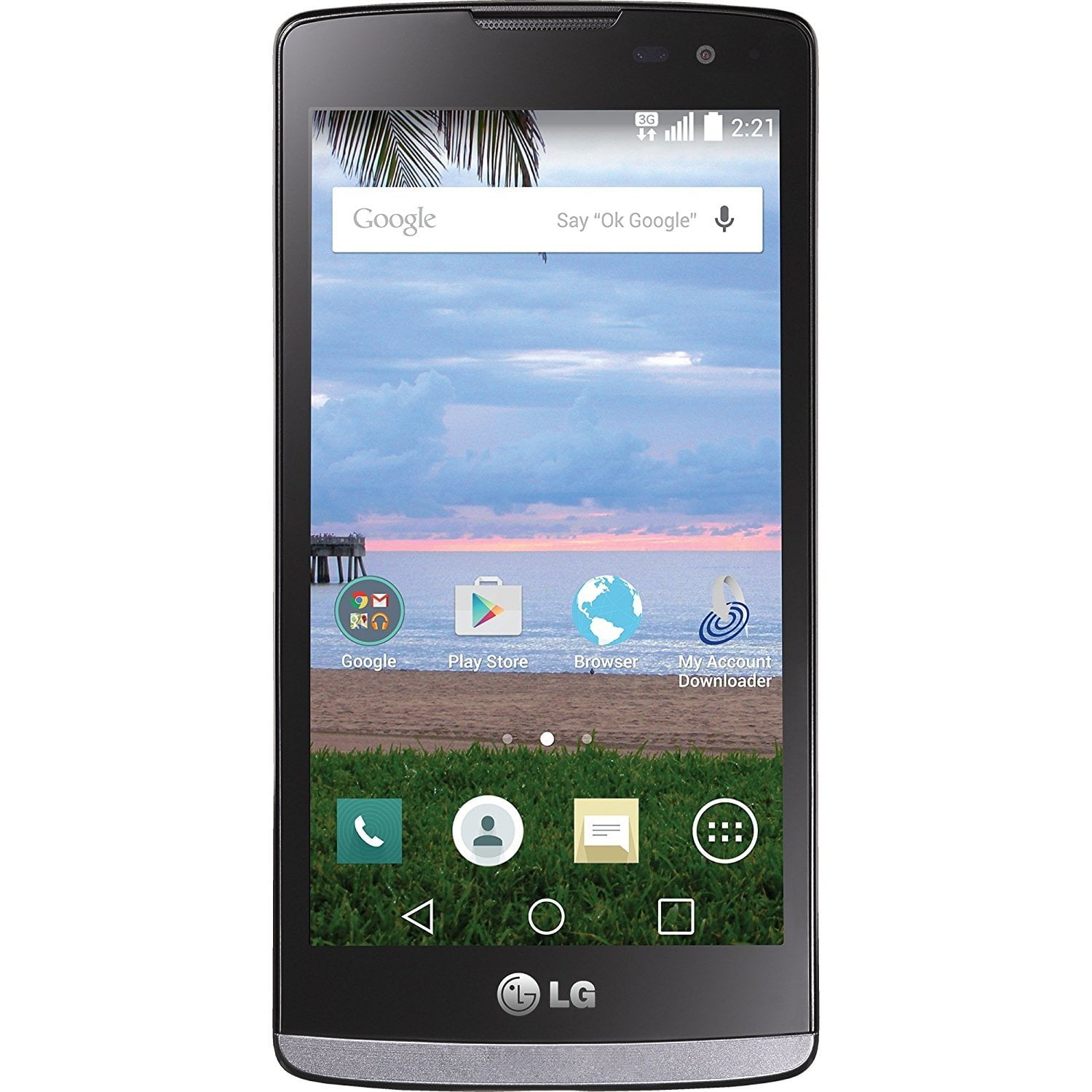 Net10 LG L22C Power 3G Android Prepaid Smartphone - Retail Packaging ...
