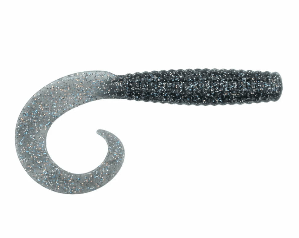 NetBait 4" Baitfuel Saltwater GO2 Grub Smoke Show - Walmart.com