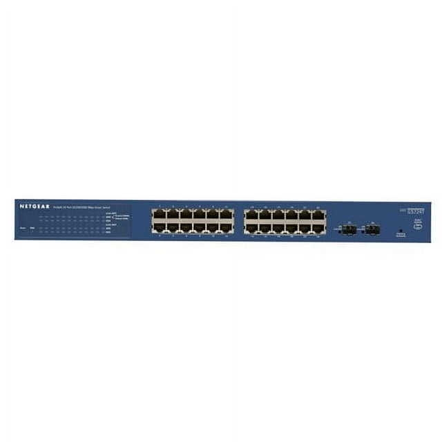 NetGear GS724T-400NAS 24-port Gigabit Ethernet Smart Managed Pro Switch ...